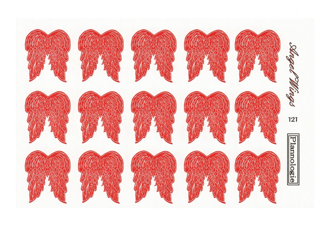 Angel Wings Stickers Planner Stickers BUJO Stickers Wing | Etsy