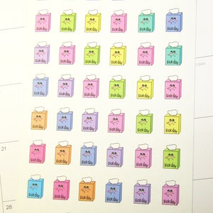 Sick Day Planner Stickers Day off Stickers Bad Day | Etsy