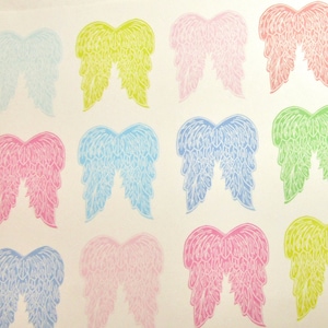 Angel Wings Stickers, Planner Stickers, BUJO Stickers, Wing Stickers - Etsy