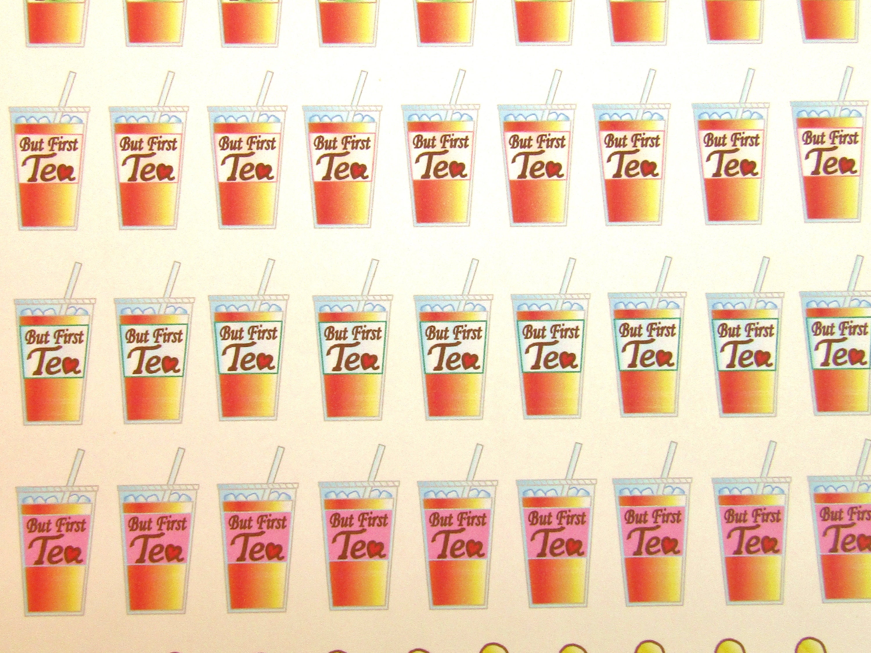 Sweet Tea Planner Stickers Iced Tea Stickers Sweet Tea - Etsy