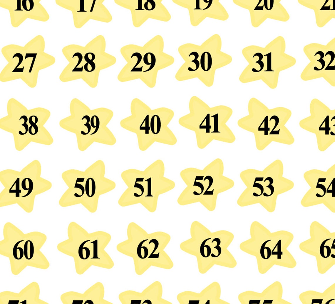 Bullet Journal Page Numbers BUJO Stickers Number Stickers - Etsy