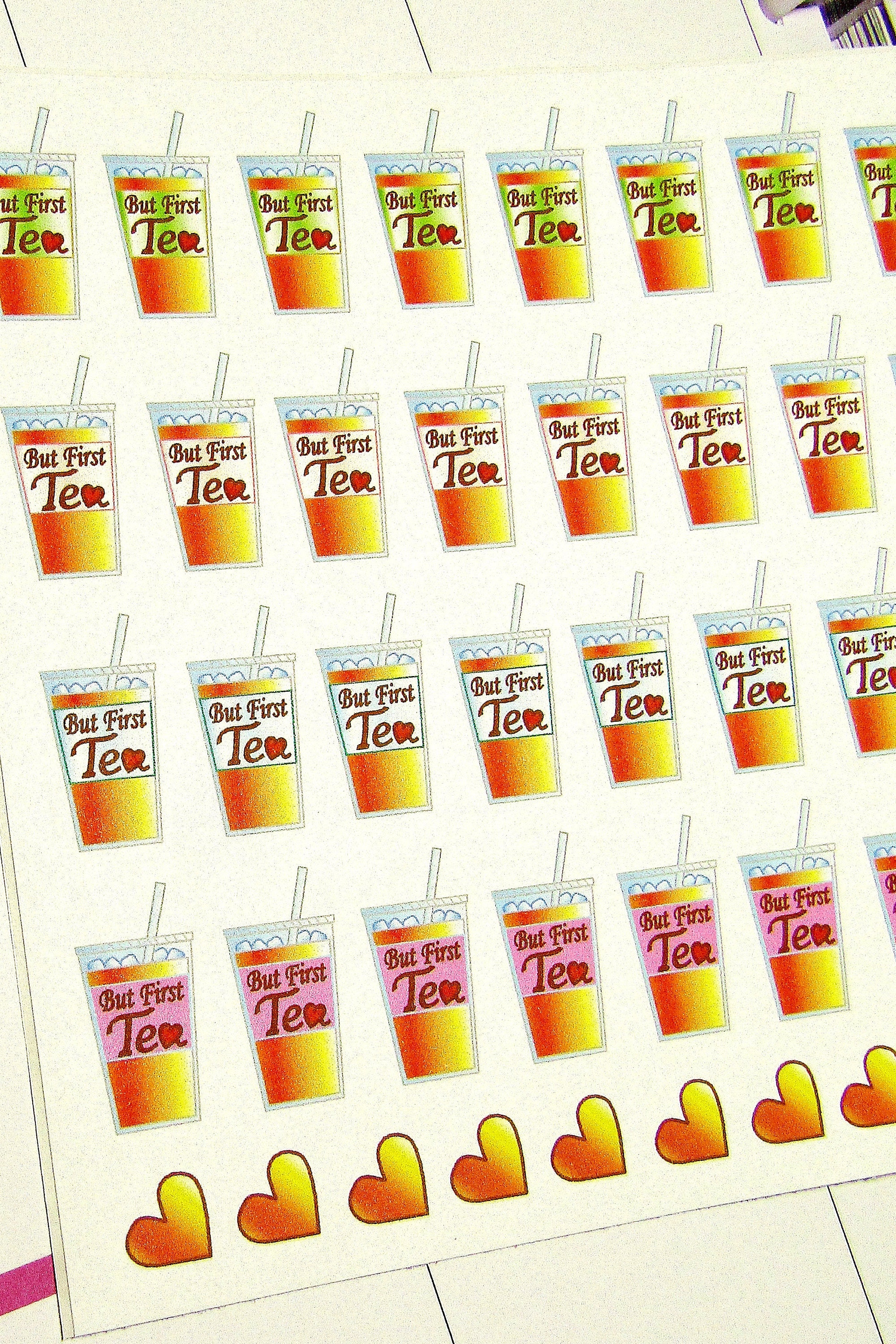 Sweet Tea Planner Stickers Iced Tea Stickers Sweet Tea - Etsy