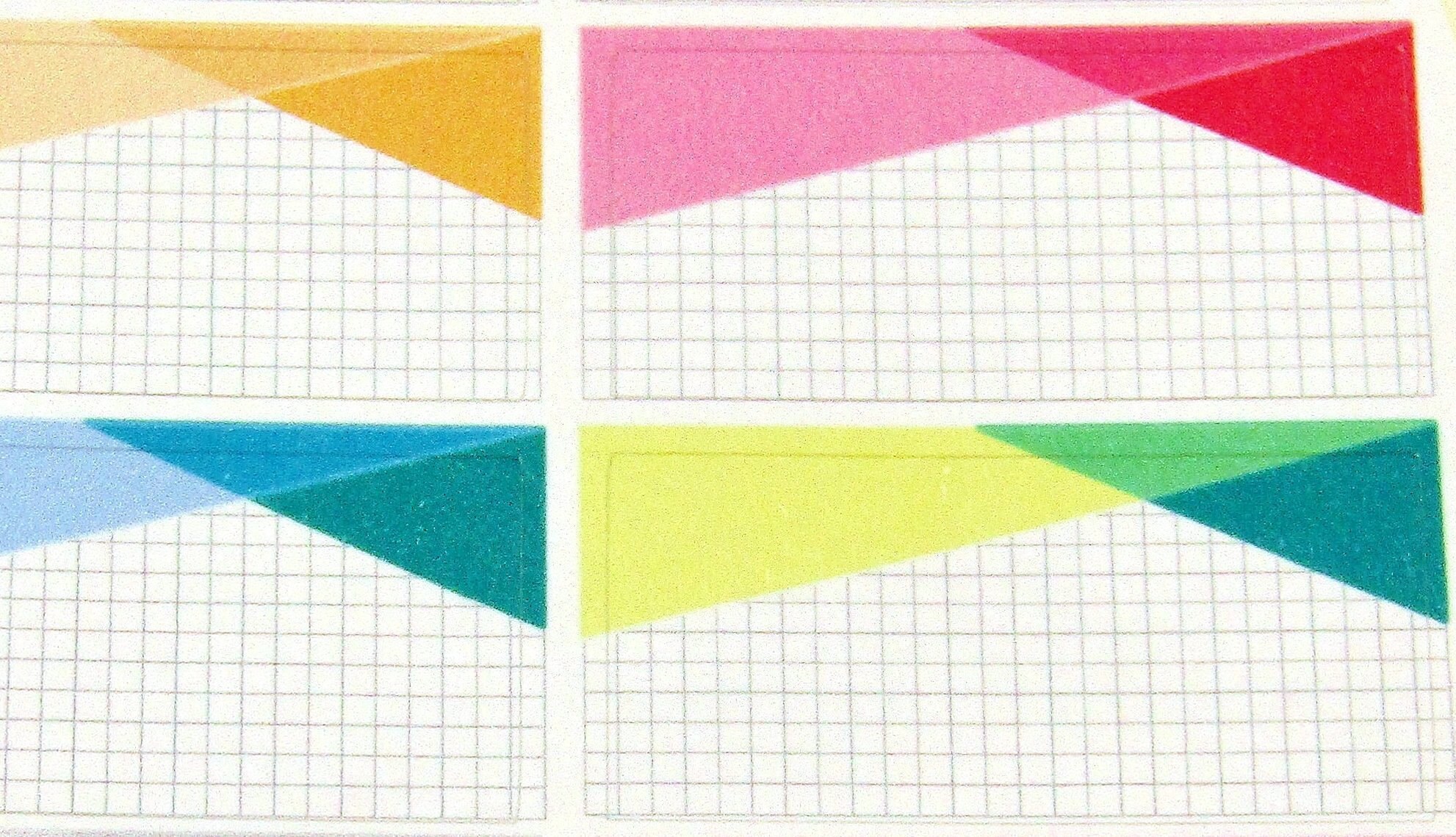 Triangle Trio Functional Planner Boxes Planner Stickers | Etsy