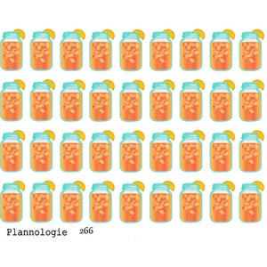 Sweet Tea Stickers - Iced Tea Stickers - Sweet Tea Planner Stickers ...