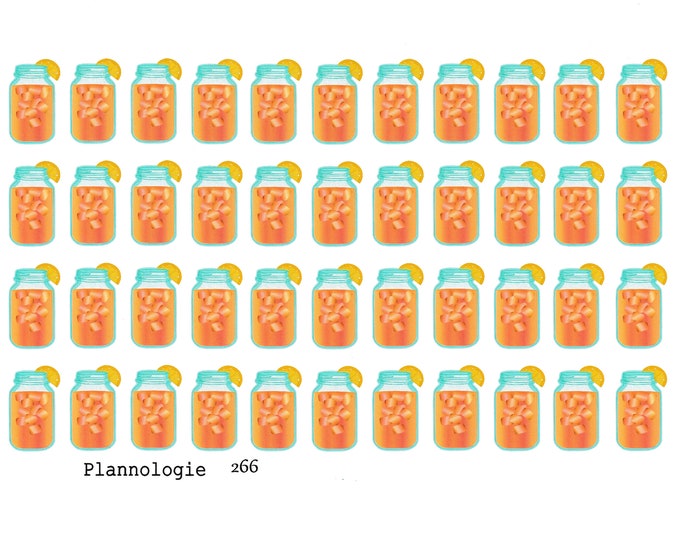 Sweet Tea Stickers Iced Tea Stickers Sweet Tea Planner Stickers Iced ...