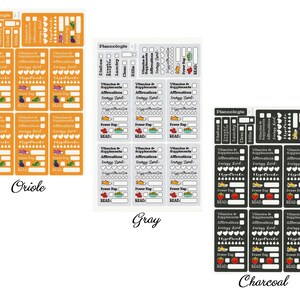 Daily Planner Checklists Stickers - One Color per Sheet, Also A Rainbow ...