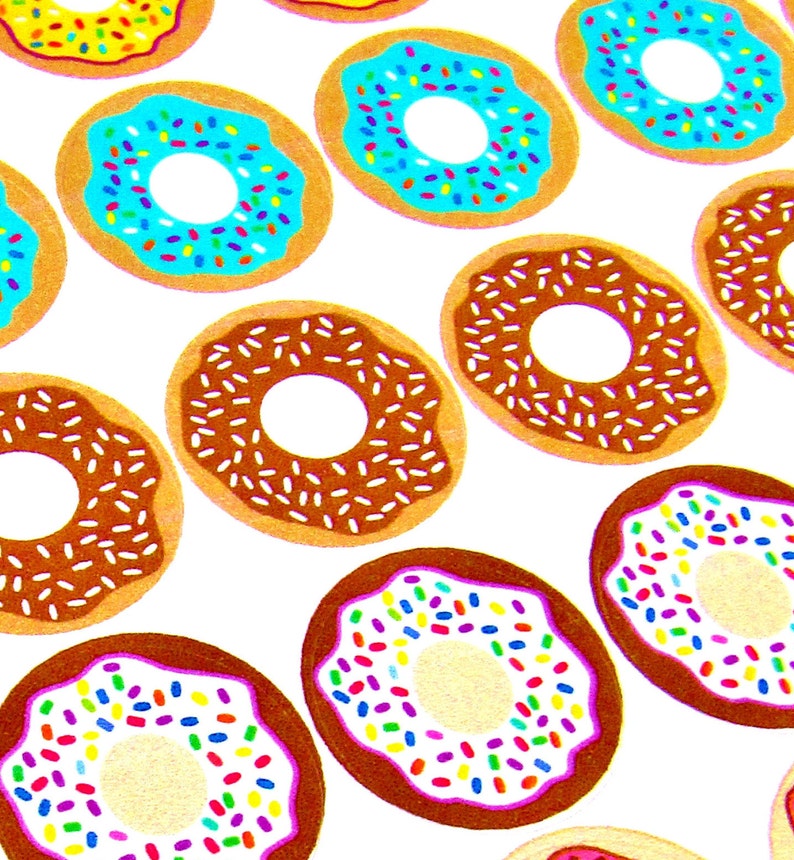 Donut Plannerstickers Donut Planner Journal Scrapbook - Etsy