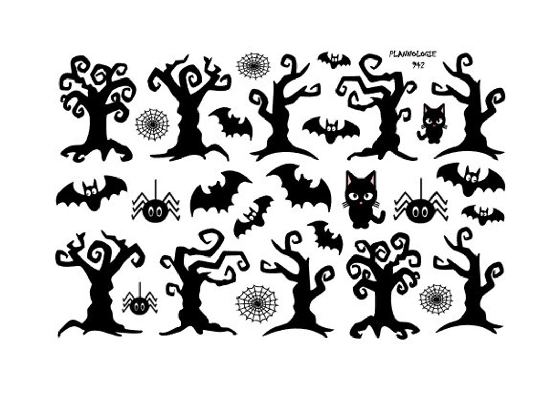 Spooky Halloween Stickers - Planner Stickers - Etsy