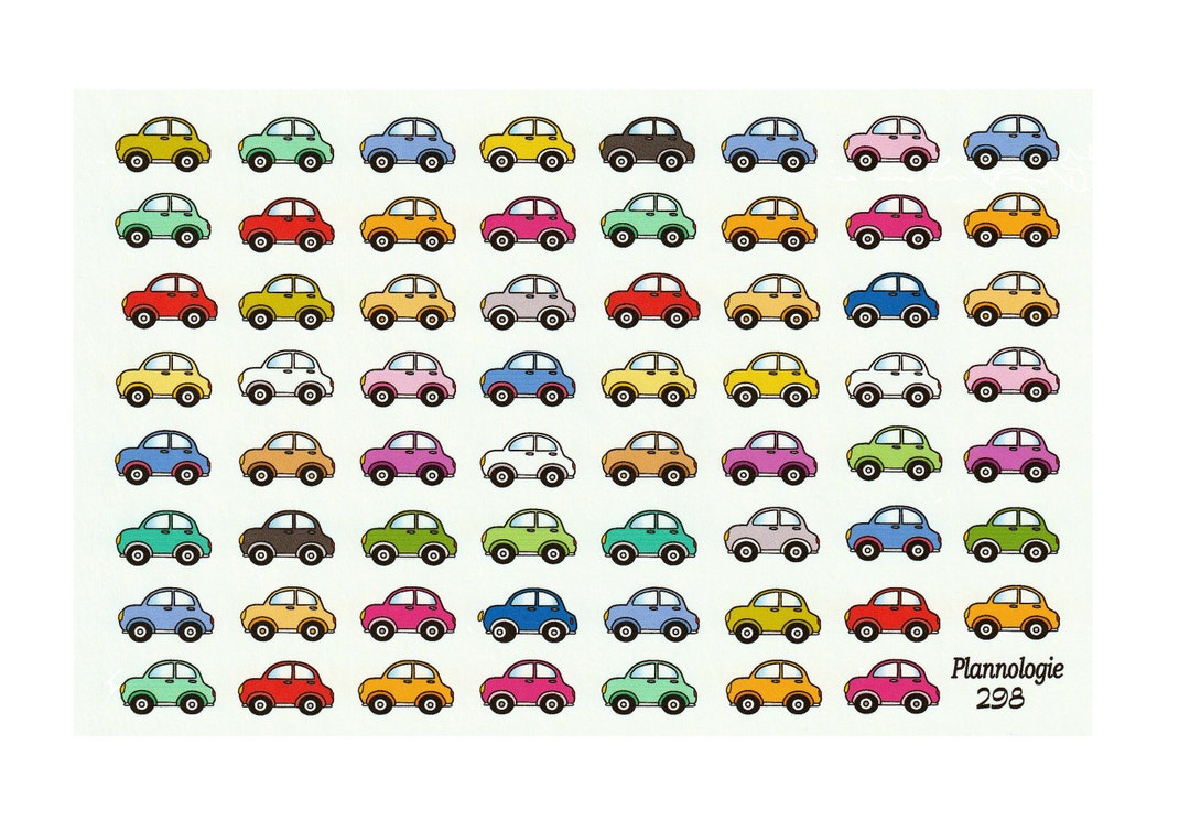Car Planner Stickers, Errands, Insurance, Loan, Bill Due, Travel ...