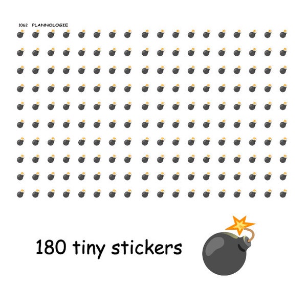 Mini Emoji Stickers - Etsy