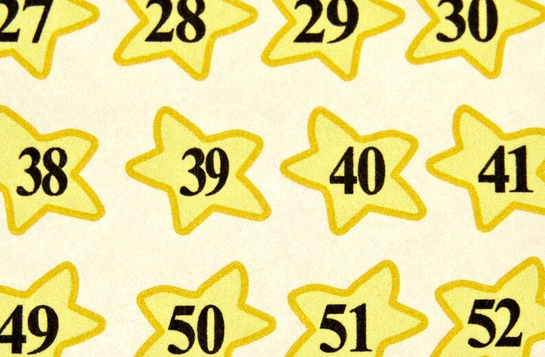 Bullet Journal Page Numbers BUJO Stickers Number Stickers - Etsy