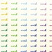 Work Stickers Planner Stickers Script Stickers Fits Erin Condren, A5 ...