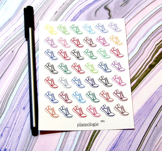 Walking Planner Stickers Exercise Fitness Workout Gym | Etsy