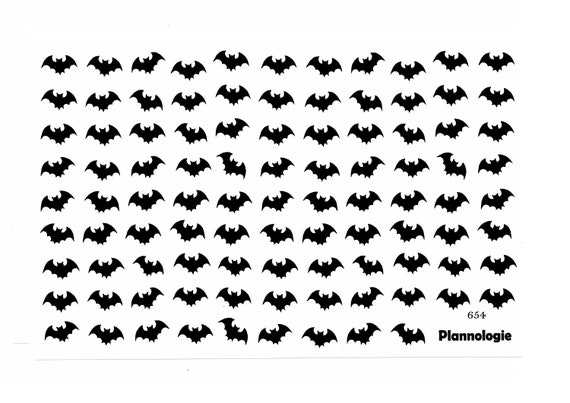 Bat Stickers Bat Icon Planner Stickers Journal Stickers | Etsy