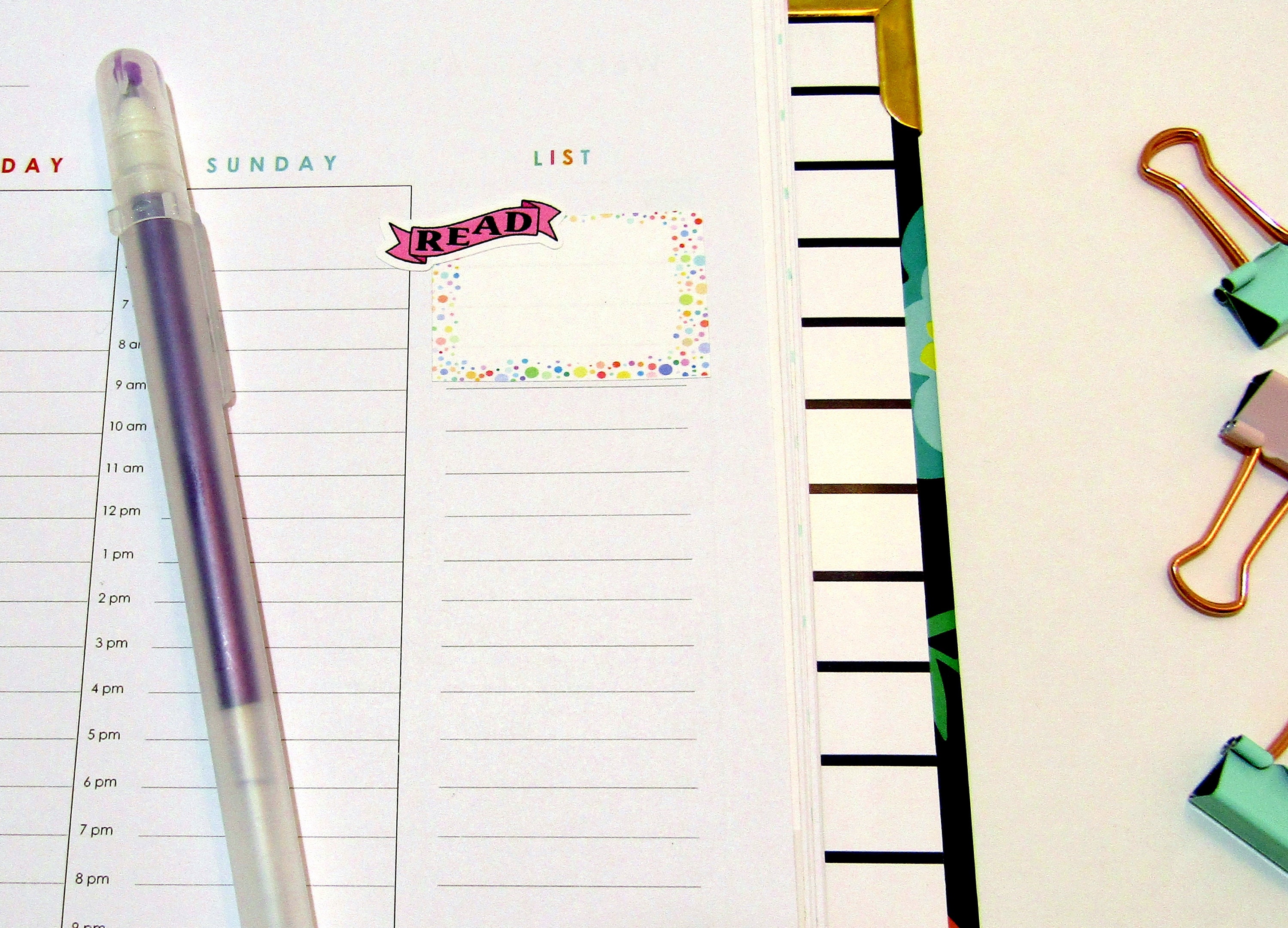 Reading Reminder Stickers Read Banner Planner Stickers - Etsy