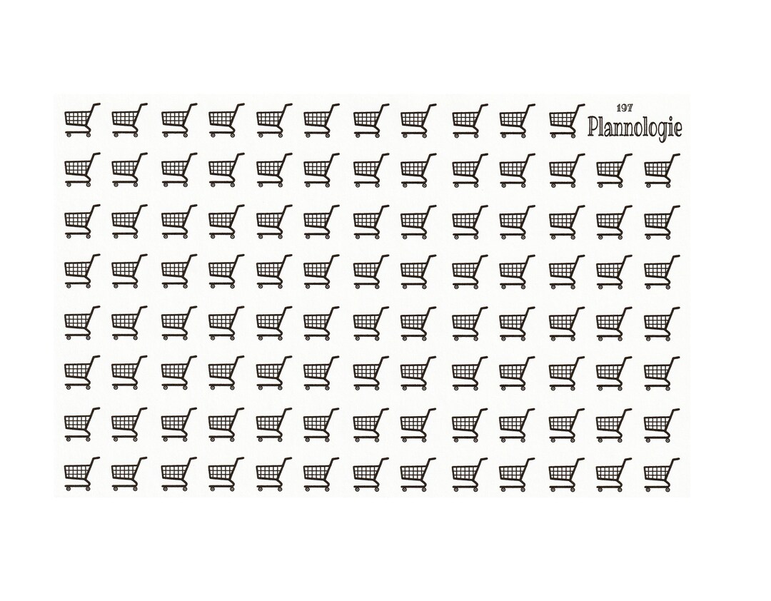Shopping Cart Stickers - Shopping Stickers Grocery Stickers Groceries ...