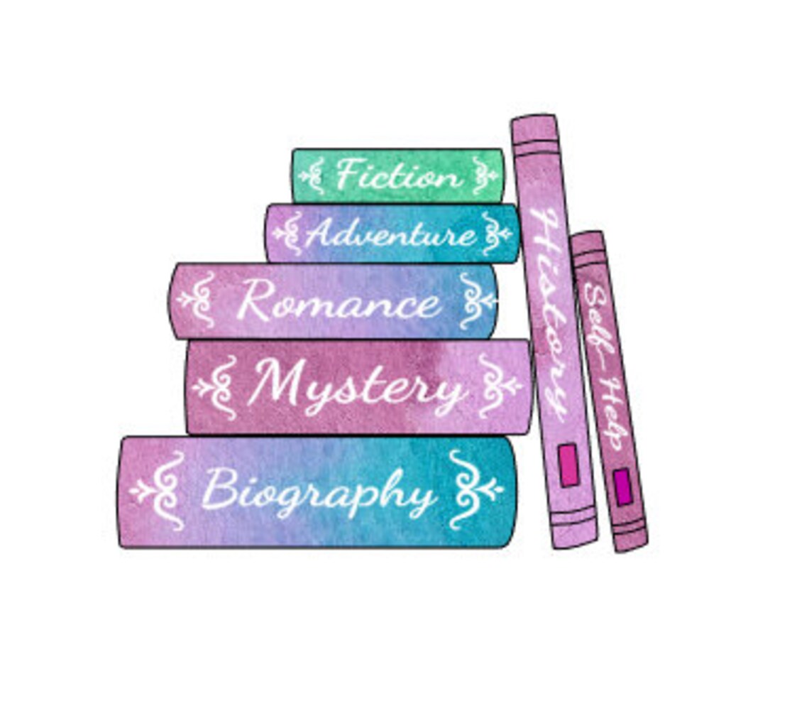 Book Icon Planner Stickers Stacks of Books Book Stickers - Etsy