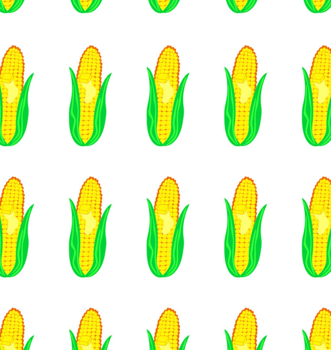Corn Icon Stickers - Corn on the Cob - Food Stickers - Menu Planning ...