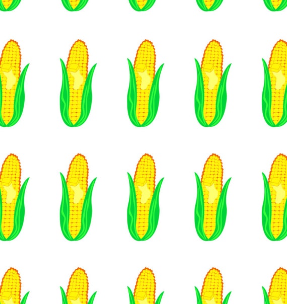 Corn Icon Stickers Corn on the Cob Food Stickers Menu - Etsy