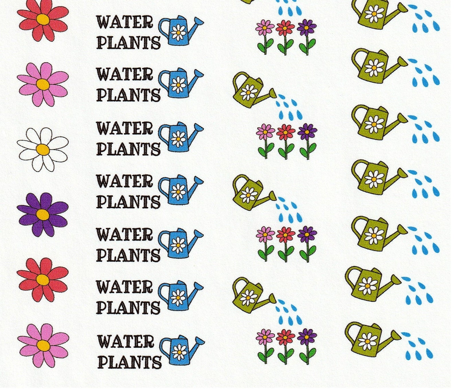 Water the Plants Reminder Stickers Planner Stickers - Etsy