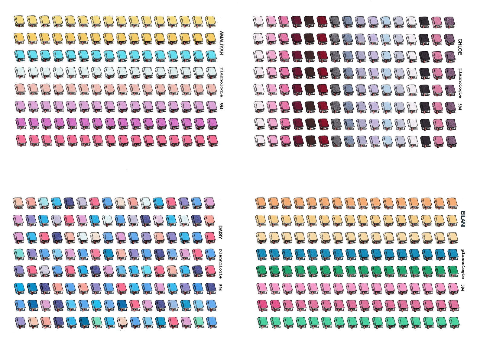 Book Lover Icon Stickers Book Planner Stickers Reading - Etsy