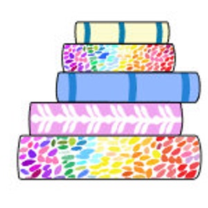Book Icon Planner Stickers - Stacks of Books - Book Stickers - Book ...