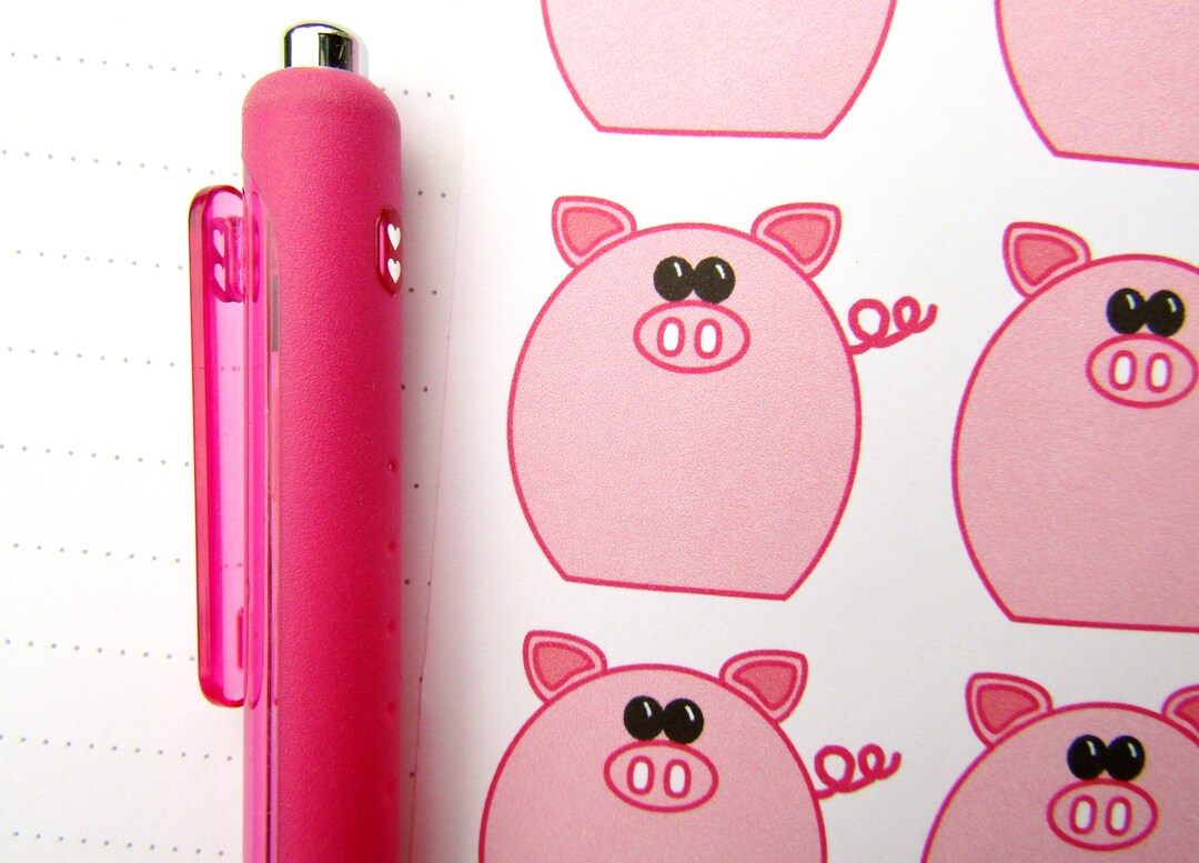 24 Pig Labels Animal Functional Stickers Gift for Pig Lovers - Etsy