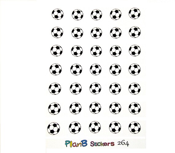 Mini Soccer Ball Stickers Perfect for Your Erin Condren - Etsy