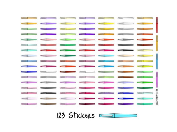 PEN Icon Stickers Planner Stickers Journal Meeting - Etsy