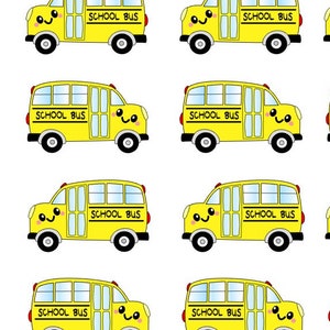 School Bus Planner Stickers School Bus Icon - Etsy