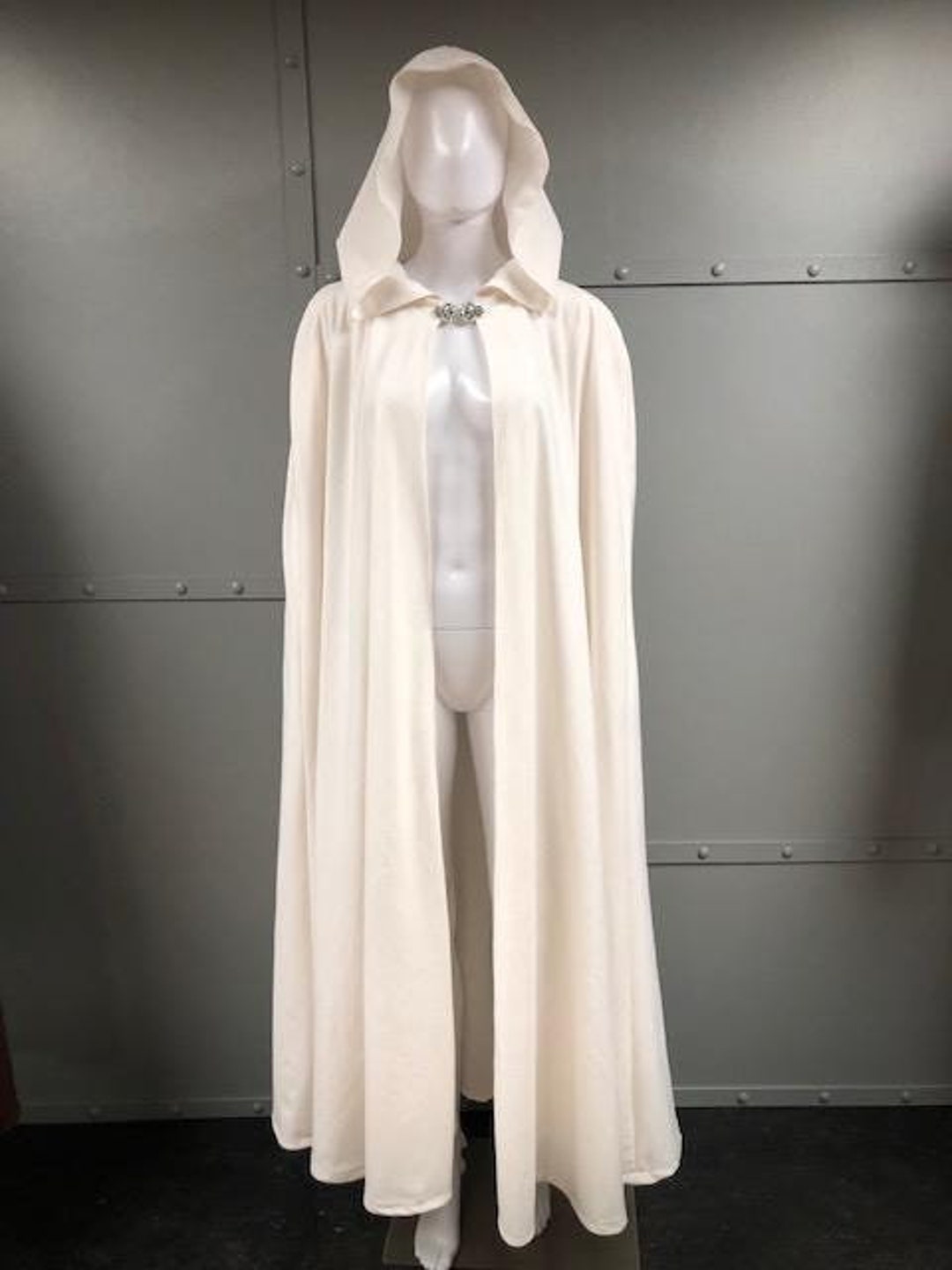 White Hooded Cloak - Etsy