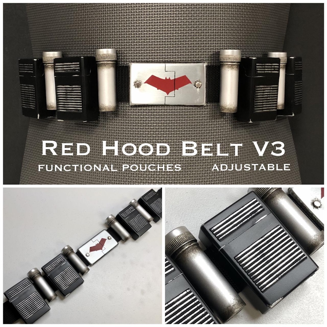 Red Hood Inspired Belt V3 - Etsy