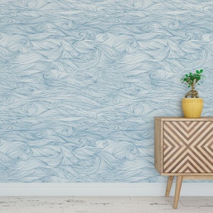 Swirls Pasteable Wallpaper Roll (50 Cm X 10 M) - Etsy