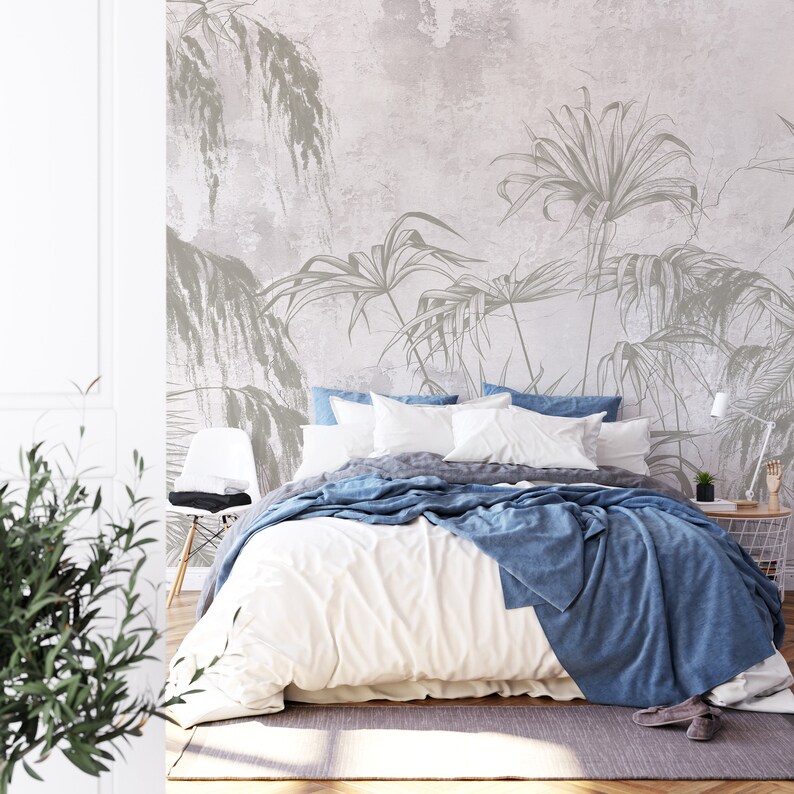 Tropical Jungle Mural Removable Wallpaper Self Adhesive - Etsy