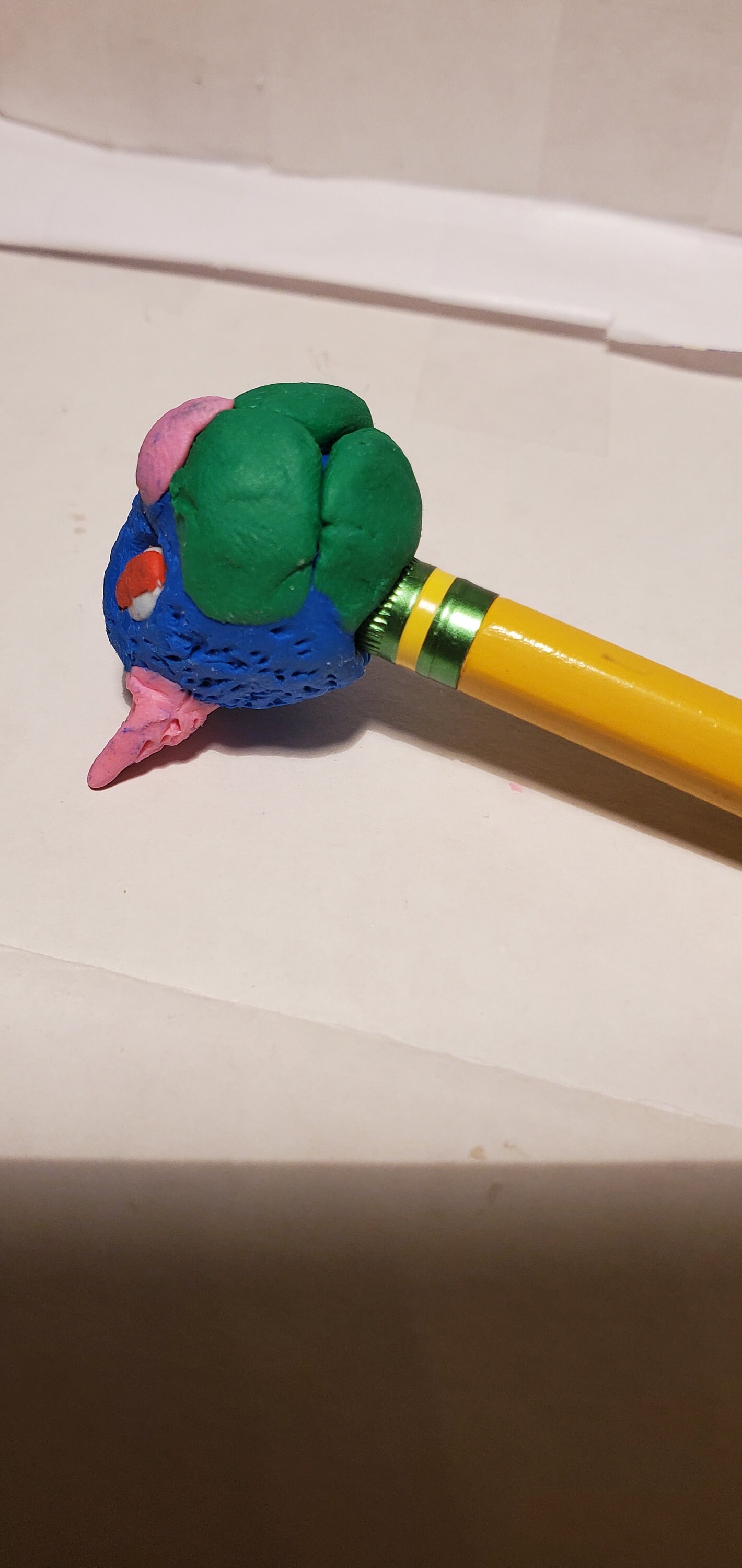 Blue & Green Phabrisaur Cat One-of-a-kind Pencil Topper Eraser - Etsy