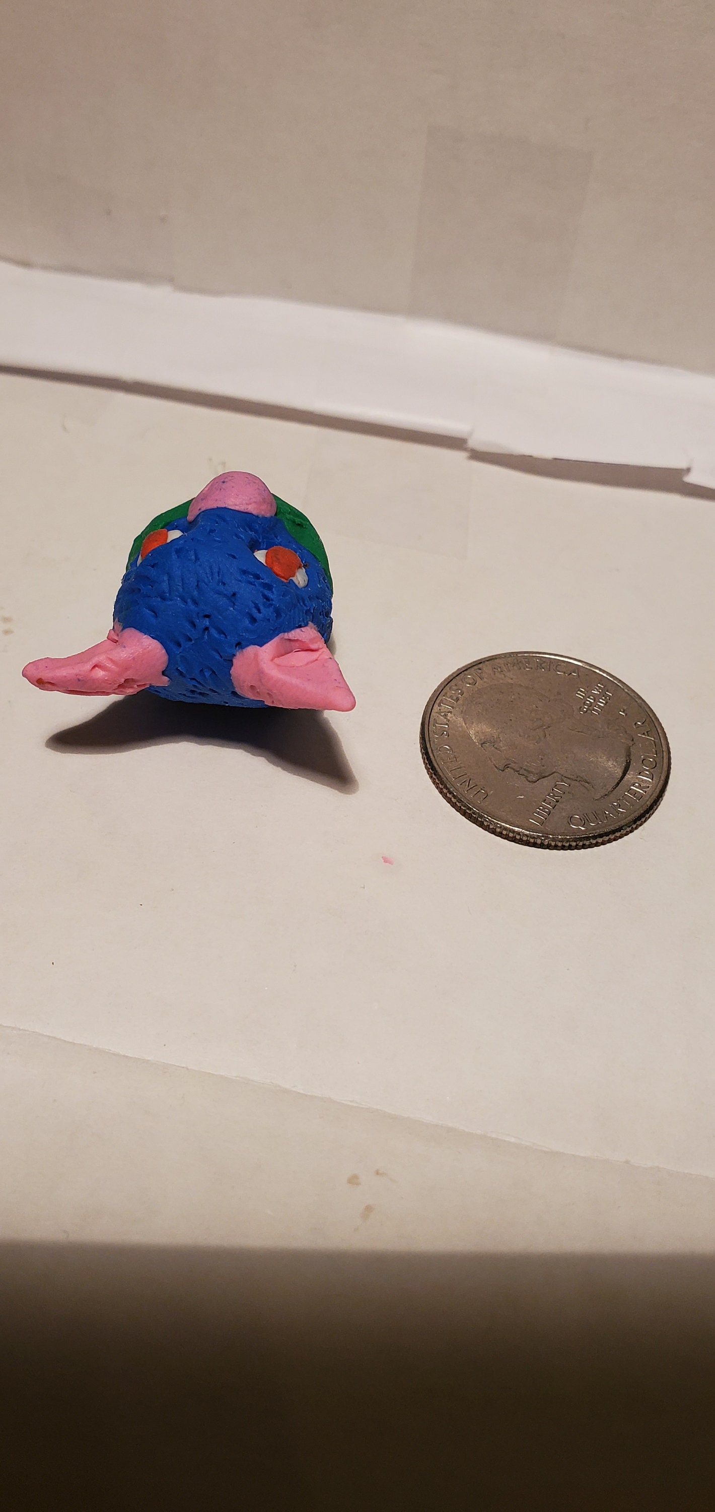 Blue & Green Phabrisaur Cat One-of-a-kind Pencil Topper Eraser - Etsy