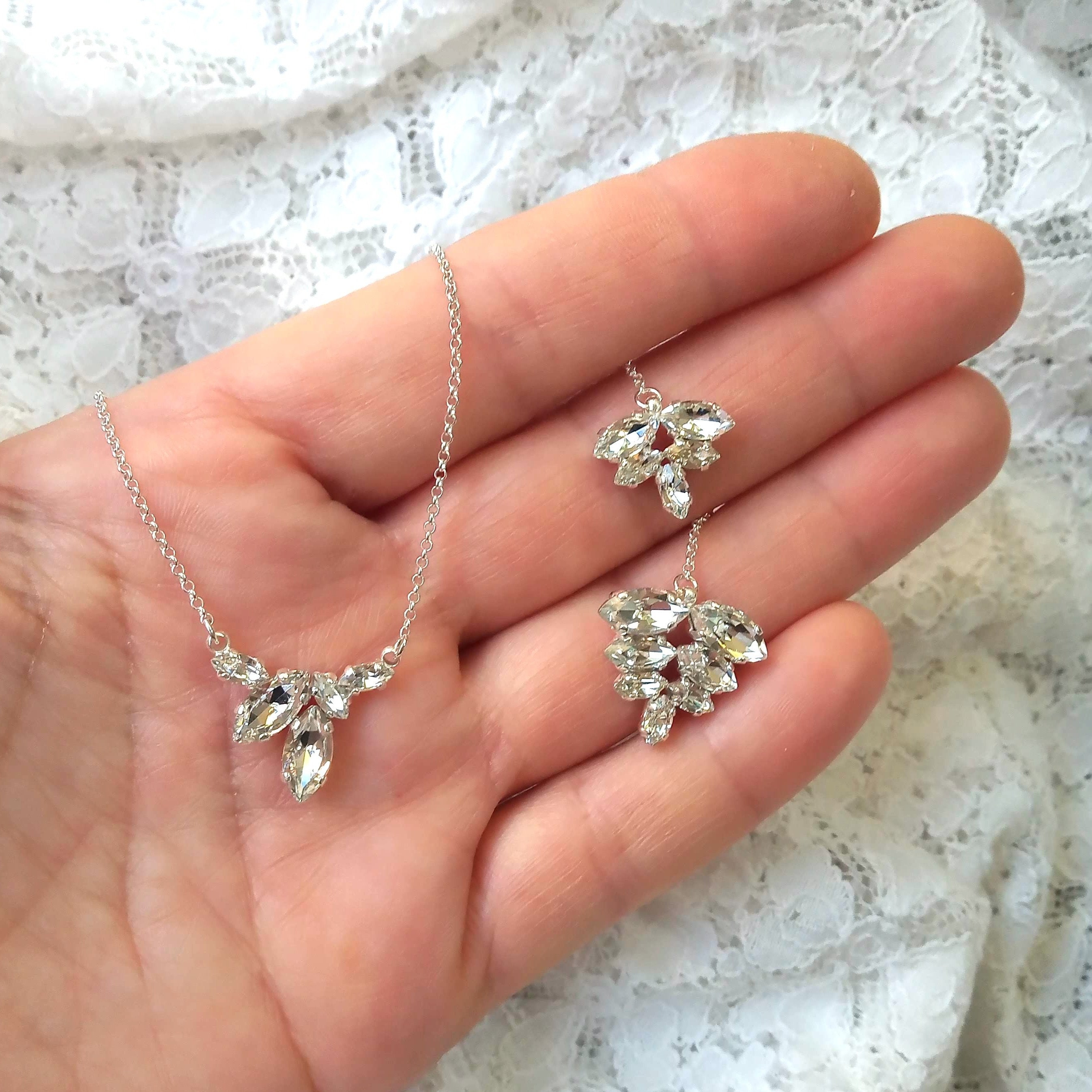 Rose Gold Back Necklace Bridal Backdrop Necklace Rose Gold | Etsy