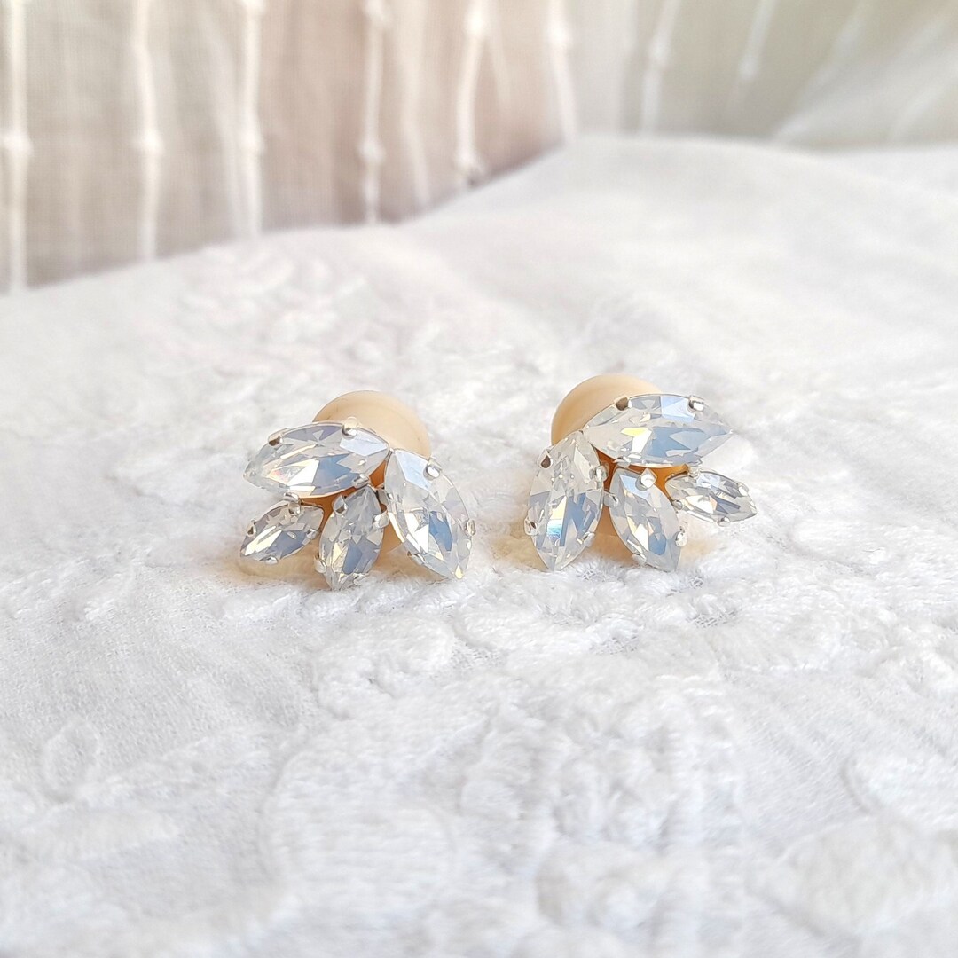 White Opal Plugs, Bridal Gauges, Wedding Plugs, White Opal Gauges ...