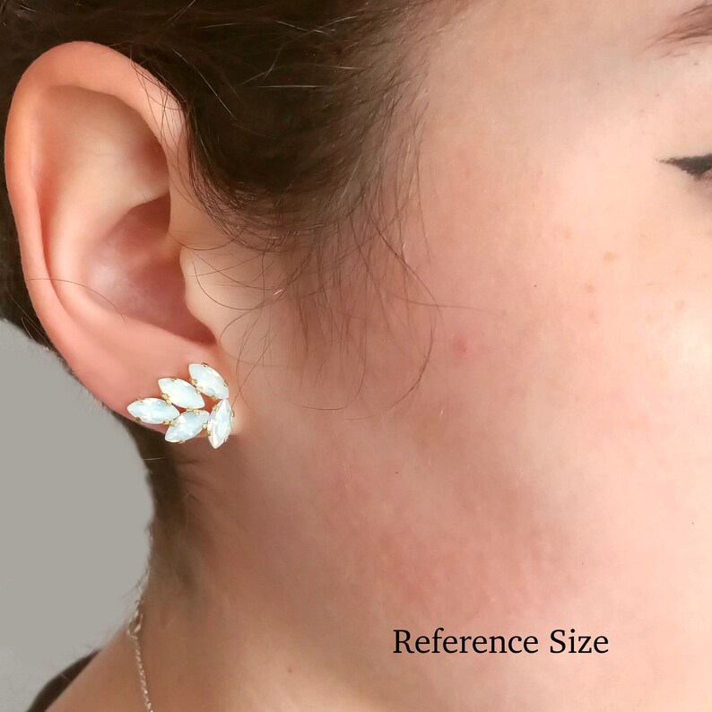 Bridal Ear Plugs Ear Plugs 0g Crystal Gauge Earrings White | Etsy