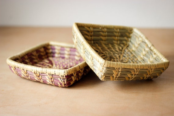 Small Square Basket Handmade & Fair Trade - Etsy