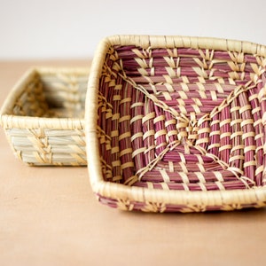 Small Square Basket Handmade & Fair Trade - Etsy