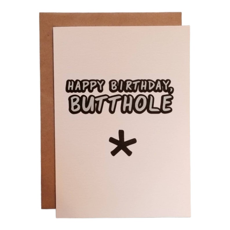Happy Birthday, Butthole - Etsy