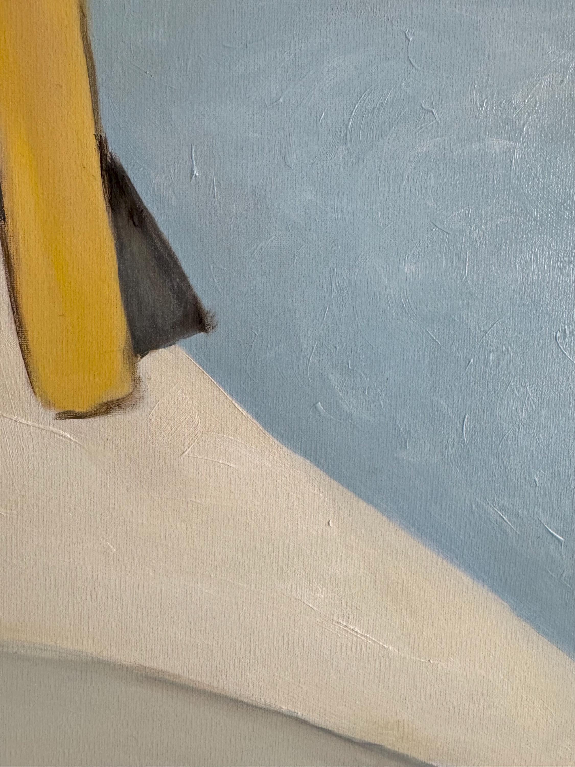 Still Life in Blue Oil Colors Abstract Primitive Still Life ...