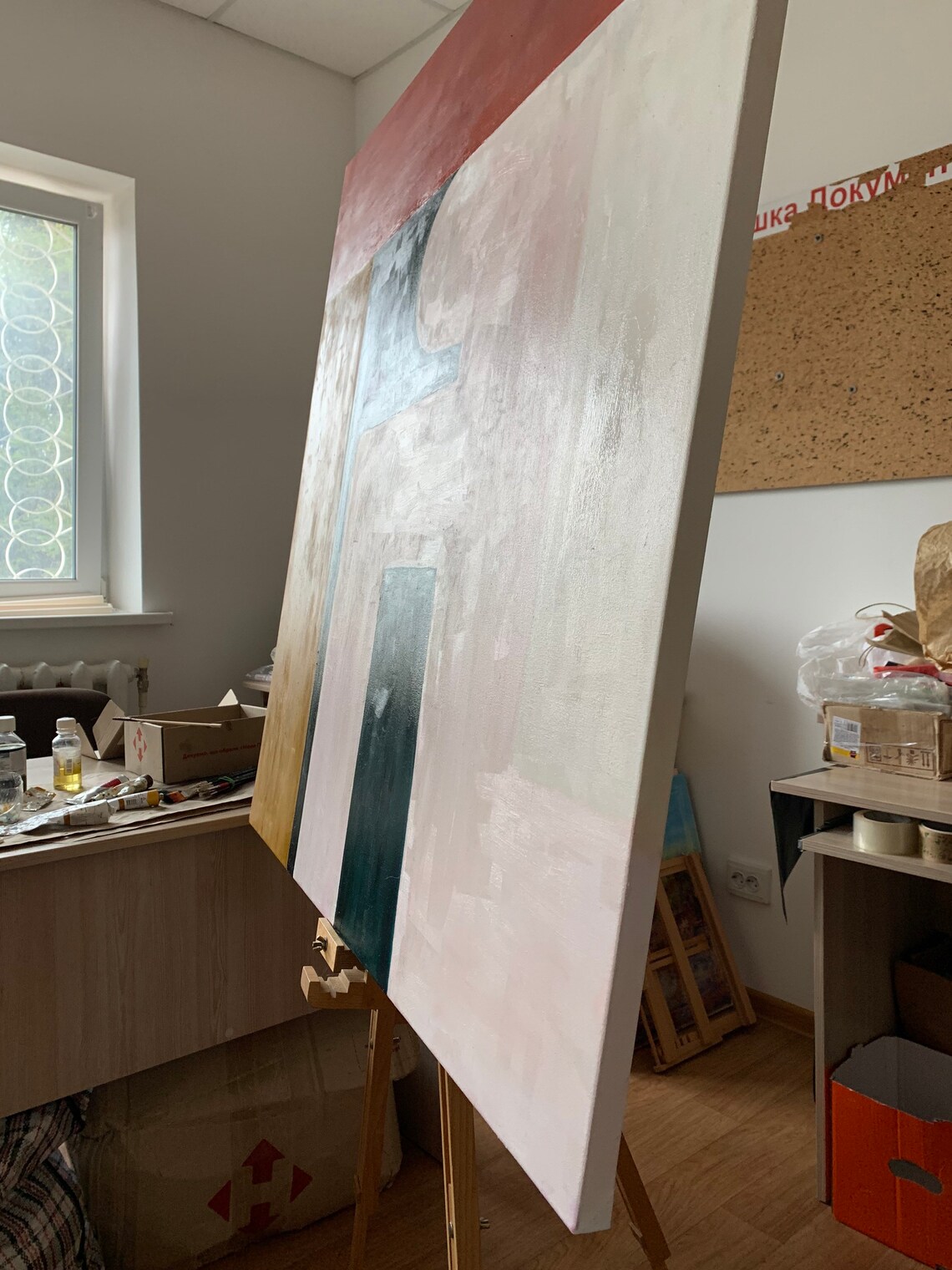 Square Abstract Oil Paint Contemporary Art Abstract Paint Hand - Etsy