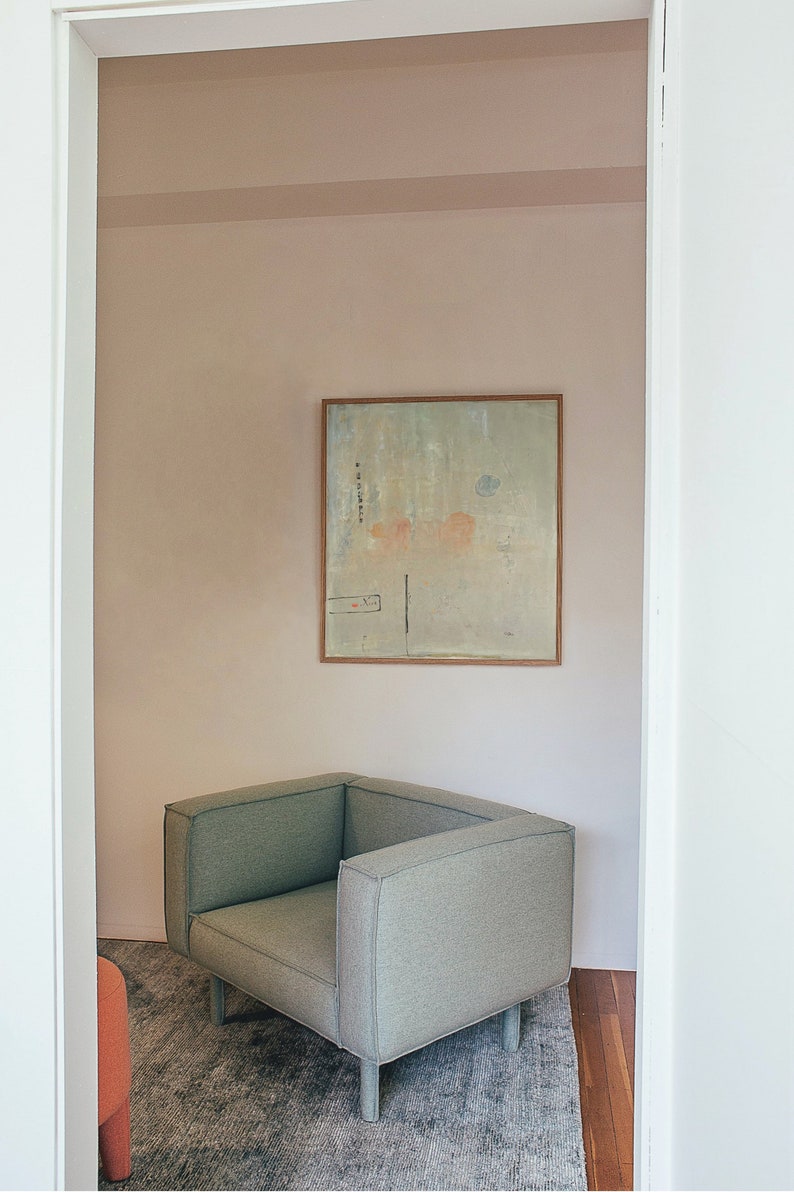 Impressive Contemporary Square Abstraction Oil Paint Contemporary Art ...