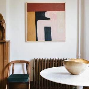 Square Abstract Oil Paint Contemporary Art Abstract Paint Size - Etsy