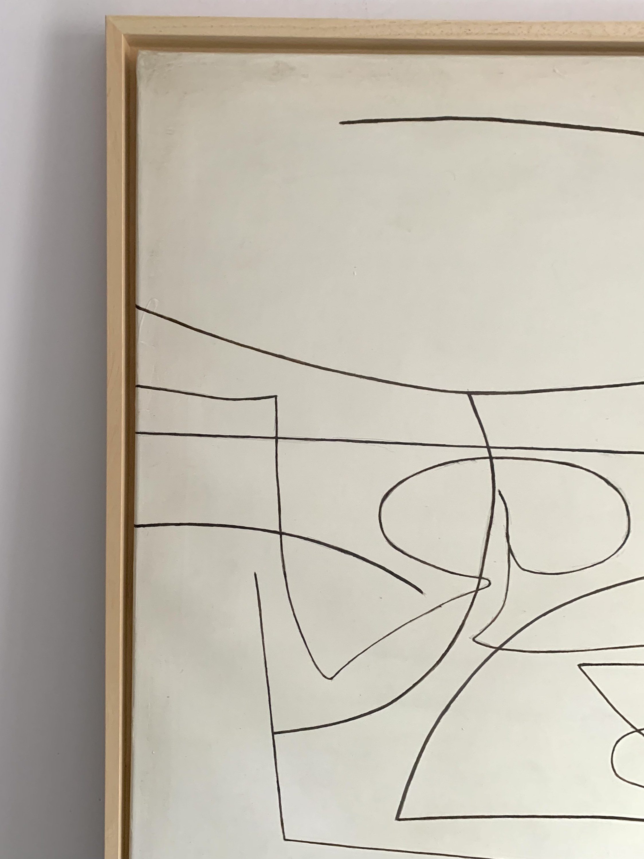 Big White Square Abstract Oil Painting Contemporary Art Abstract ...