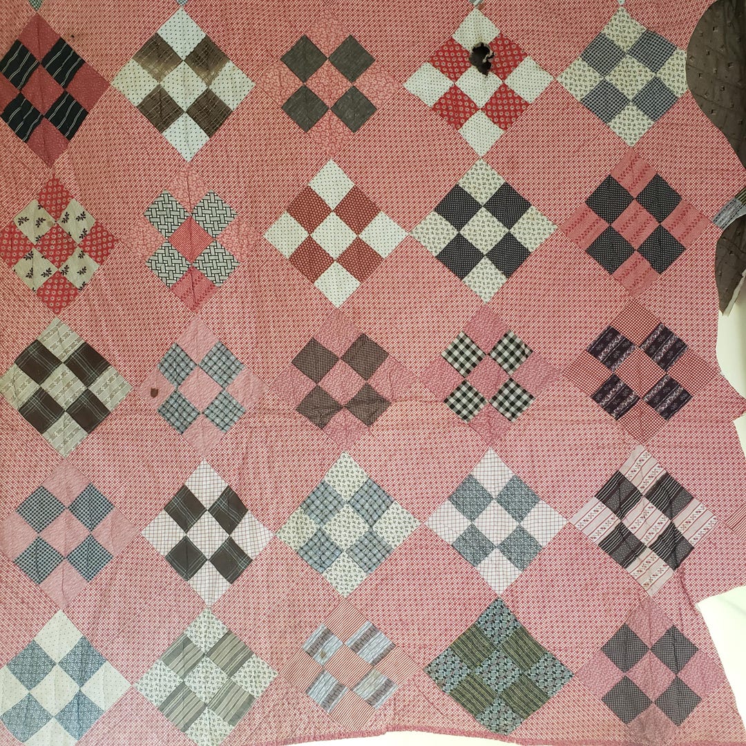 Vintage Victorian Patchwork Cutter Quilt ~40x80 - Etsy