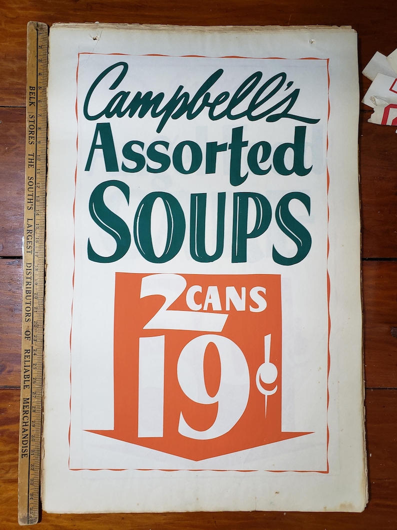 Assorted 1942 Kroger Grocery Store Posters - Etsy