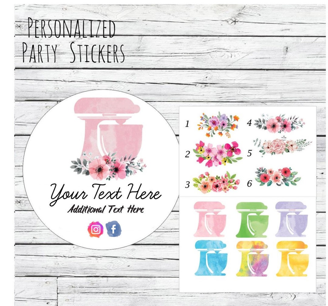Custom Labels Mixer Custom Stickers Logo Labels Logo - Etsy